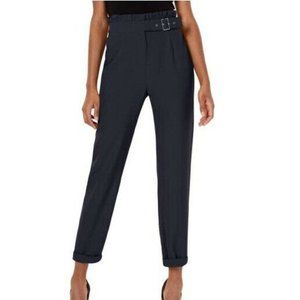 BeBop | Pants & Jumpsuits | Bebop Ruffled Belted Pants Navy Blue Large ...
